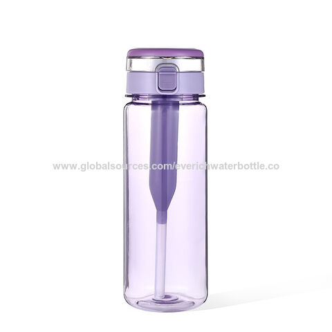 Custom 650ml Bpa-free Plastic Water Bottle With Card Slot, Ring And ...