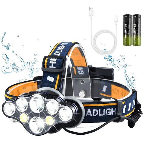 Buy China Wholesale 10w 8 Led T6 Multi-function Head Light Mining ...