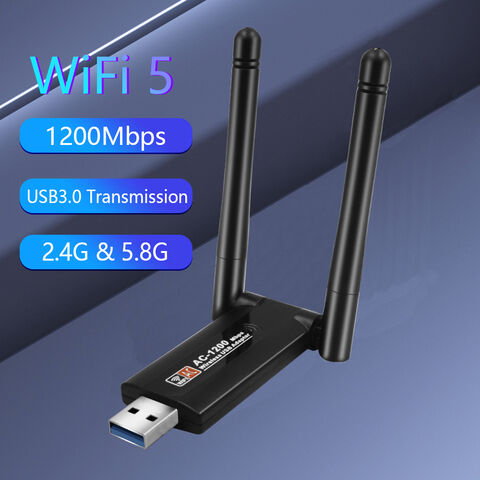 Buy Wholesale China 1200mbps Dual Band Usb Adapter With External 2 ...