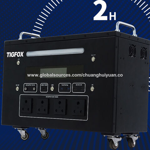 Buy Wholesale China Tigfox 2500w Portable Wheels Solar Battery ...