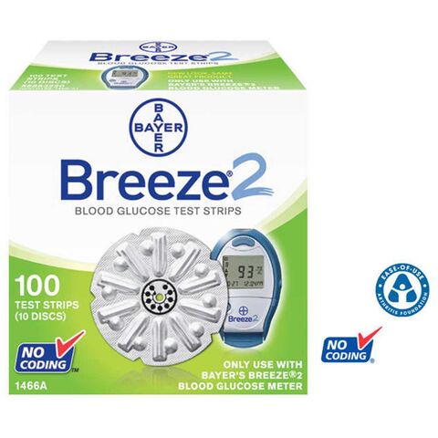 Buy Wholesale Turkey Bayer Breeze 2 Blood Glucose Test Strips & Bayer ...
