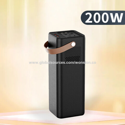 Large Capacity Portable Outdoor Mobile Energy Storage Power Supply 200w ...