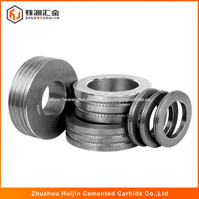 Buy Wholesale China Customized Wear Resistance Tungsten Carbide Roll Steel Wire Ribbed Roller ...