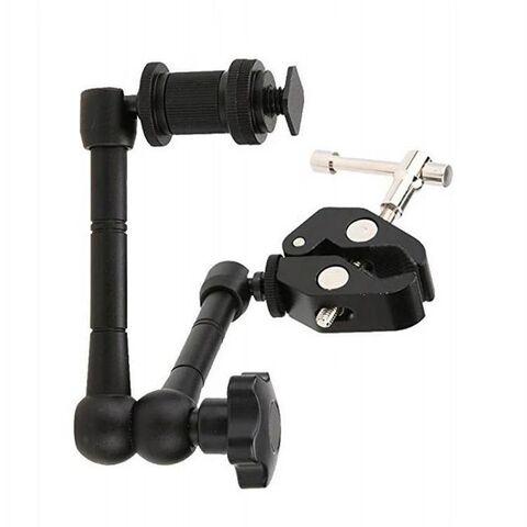 11inch Metal Articulating Magic Arm Super Clamp Holder Stand For Dslr ...
