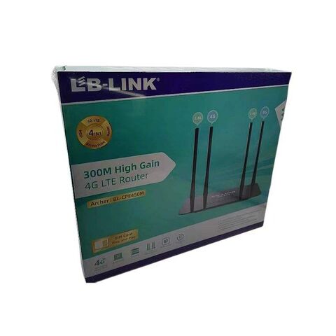 4g Sim Card Lb Link Lte Cpe450m Wireless Router 4 Antennas 300mbps Wifi ...