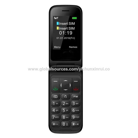 1.77 Inch Mini 4g Folding Phone T31 Chip Push Button Clamshell Mobile ...