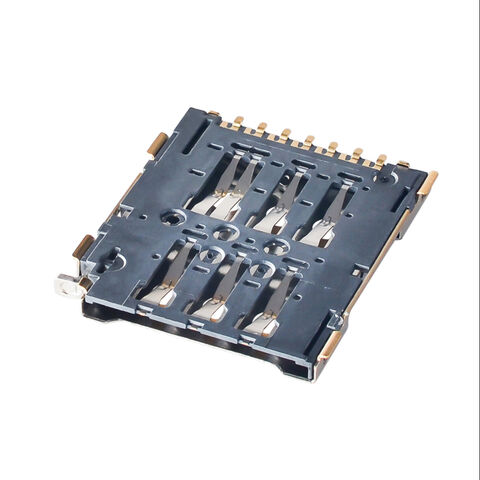 Buy Wholesale China Mup Free Sample Nano Sim Card Socket 6pin H=1.45mm ...