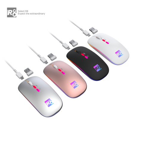 Buy Wholesale China R8 Oem Slim And Portable Wireless Bluetooth Mouse ...