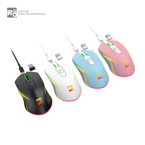 R8 Oem 2.4ghz Wireless Mouse Computer Mouse Rechargeable Bt Mice For Pc ...