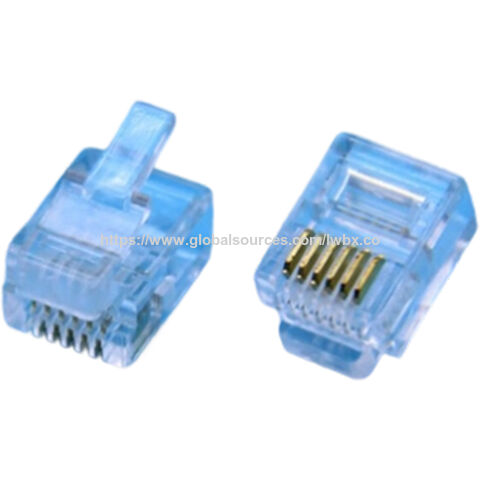 Buy Wholesale China Rj12 6p6c Modular Telephone Plug Crystal Head ...