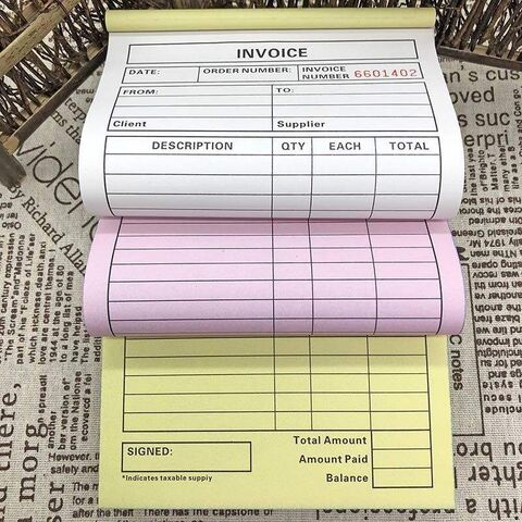 Buy Wholesale China Eco-friendly Custom Sales Order Book Receipt ...