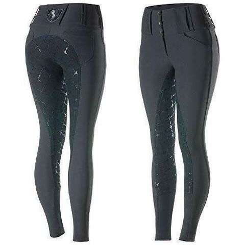 Horse Breeches Equestrian/ Wholesale Custom Black Women Silicone Grip ...