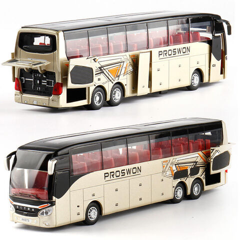 Buy Wholesale China Hot Sale 1:32 Alloy Pull Back Bus Model Toy Vehicle ...