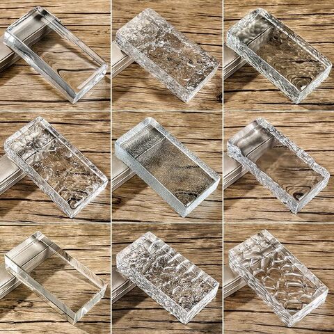 Wholesale Crystal Glass Brick Glass Block For Building Decoration ...