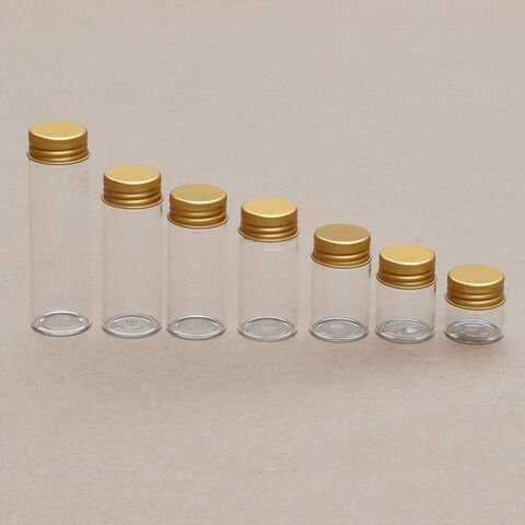 Buy Wholesale China 12ml -50ml Round Glass Bottle With Al Cap For ...