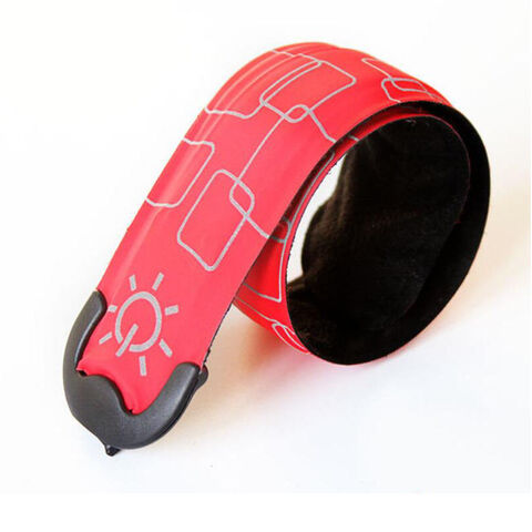 Buy Wholesale China Led Glow Bracelet Light Up Slap Wrist Band ...