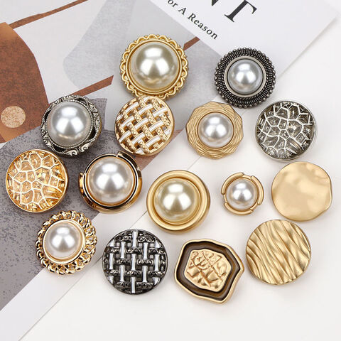 Buy China Wholesale New Metal Buttons Special Inset Pearl Oil High Hand ...