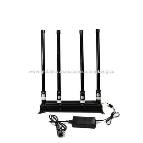 Buy Wholesale China New Powerful Wifi Drone Remote Control Signal Jammer With 4 Antennas Indoor ...