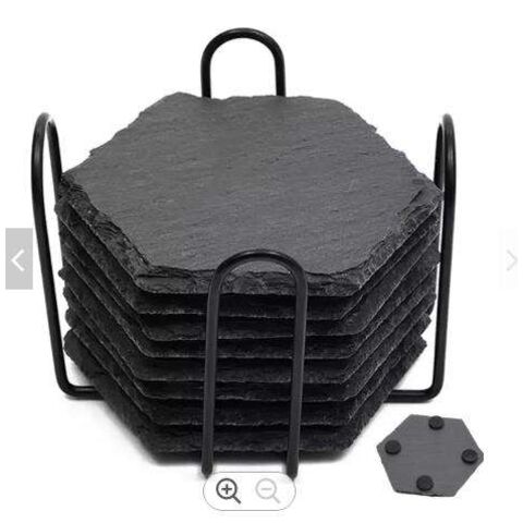 Buy Wholesale China Wholesale Custom Coasters Natural Stone Hexagonal ...