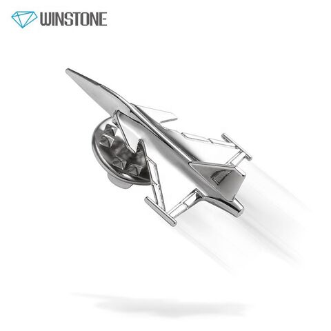 Custom 3d Die Cast Metal Fighter Aircraft Model Lapel Pin Badges $0.25 ...