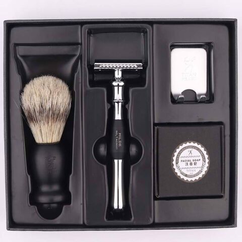 Buy Standard Quality China Wholesale Titan Shaving Set ,metal Handle ...