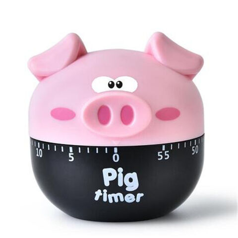 Buy Wholesale China Cartoon Pig Kitchen Timer 60 Minutes Cooking Timer ...