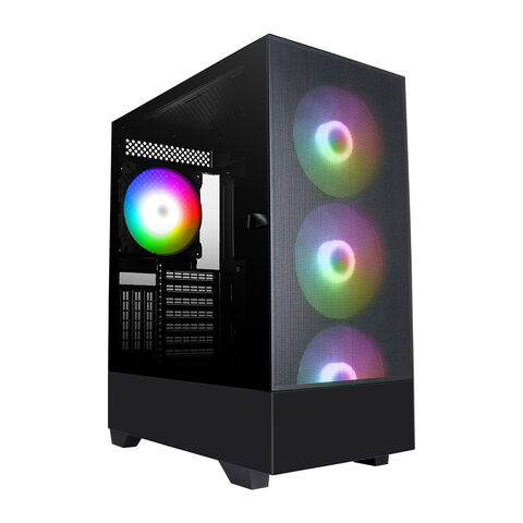 Buy Wholesale China New Black Powder Coating Cases Gaming Computer ...