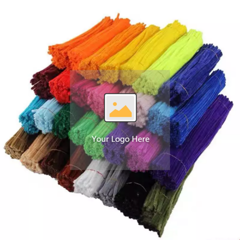 Buy Wholesale China 1000pcs Multicolour 3mm Soft Fuzzy Sticks Wire ...