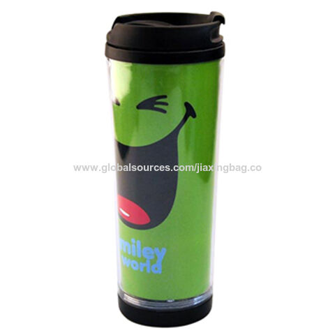 Buy Wholesale China 2014 Double Wall Plastic Sublimation Mug With ...