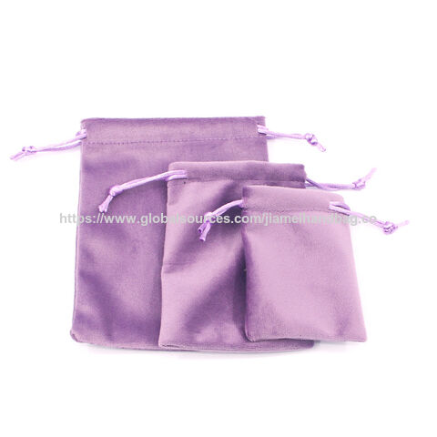 Buy Wholesale China Oem Logo Silk Velvet Drawstring Gift Pouches Mix ...