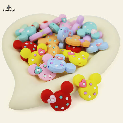 Buy Wholesale China Silicone Mickey Gutta Percha Beads Bpa Free ...