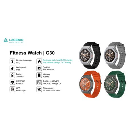 Buy Wholesale China 2023 New Factory 1.43 Inch Big Screen Amoled Smart ...