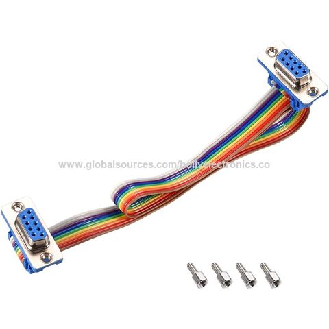 Buy Wholesale China Idc Rainbow Wire Flat Ribbon Cable Db9 Female To ...