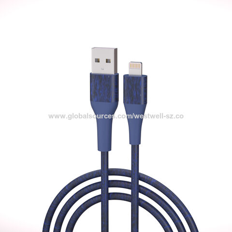 Buy Wholesale China Durable Data And Sync Cable Pu Leather Cable Usba 2 ...