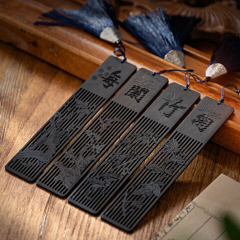 Buy Wholesale China Chinese Style Custom Bookmarks Wood Personalised ...