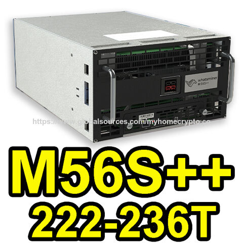 Buy Wholesale China Brand New Whatsminer M56s++ 222t 236t 22j/t Crypto ...