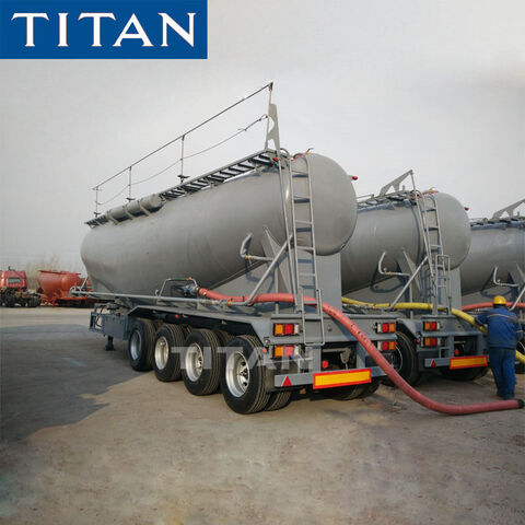 Buy Standard Quality China Wholesale 4 Axle Dry Bulk Lime Powder Tanker ...
