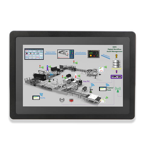 Buy Wholesale China 10.1 Inches Fanless Embedded Industrial Tablet ...