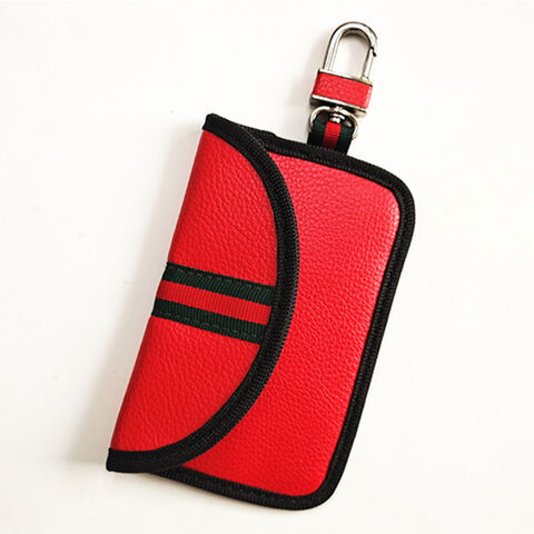 Buy Wholesale China Pu Leather Rfid Blocking Car Key Pouch & Rfid Car ...