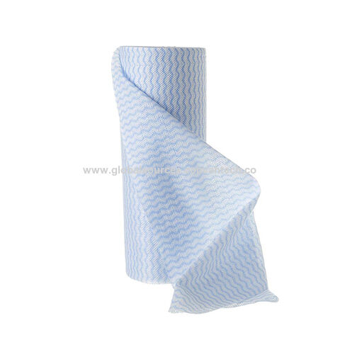 Multi-color Food Industry Dry Wipes Roll Nonwoven Cleaning Roll Wood ...