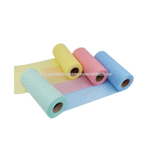 Buy Wholesale China China Custom Spunlace Woodpulp Roll Dish Rag Cloth ...