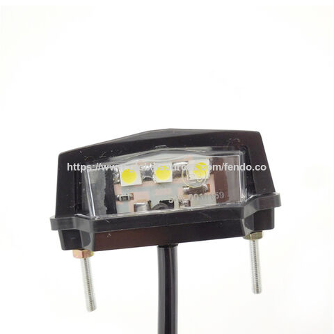 Led12v Waterproof Motorcycle Light Led License Plate Lamp - Expore ...