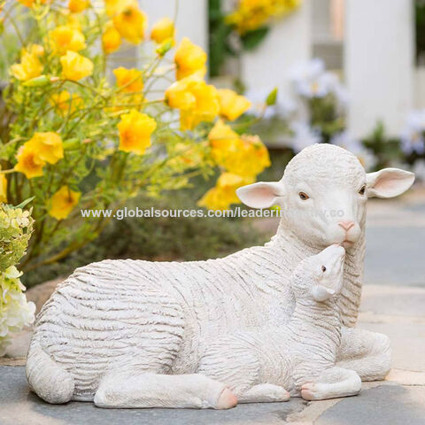 Buy Wholesale China Bsci Factory Polyresin Sheep Mum And Kid Figurine ...