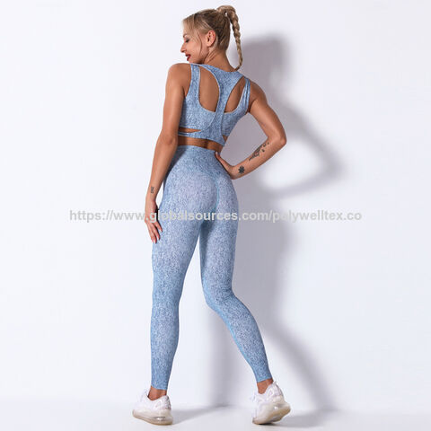 Buy Wholesale China Sexy Buttocks Up Printed Yoga Bra Set, Moisture ...