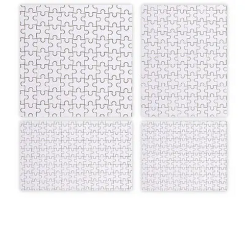 A4 A5 Cardboard Eco-friendly Wholesale 1000 Pieces Custom Blank Jigsaw ...