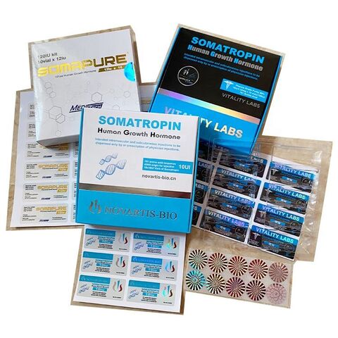 Very Popular Style Holographic Somatropina Human Growth Hormone Plastic ...