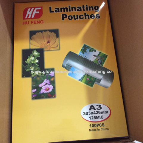 Id Card A4 125mic Laminating Pouches Laminating Pouch Film Lamination ...