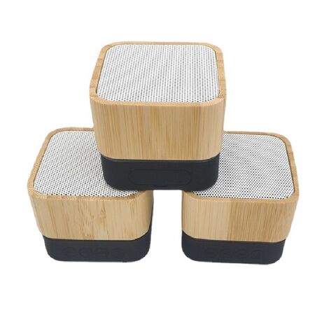 Buy Wholesale China New Creative Square Bamboo Wood Bluetooth Wireless ...