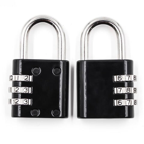Promotion Cheap New Small 3 Digit Combination Lock Safety Padlock Zinc ...