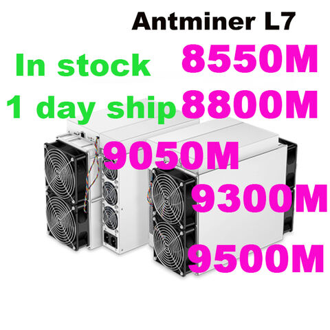 Buy Wholesale China New Bitmain Antminer L7 8550 8800 9050 9300 9500m ...
